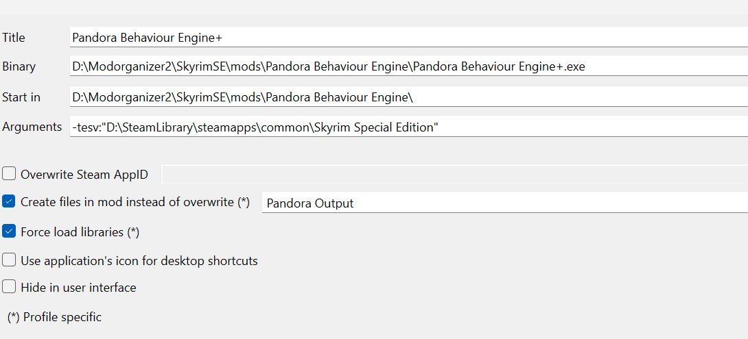 Pandora Behaviour Engine + Mods (SL, ZaZ, DD) - Technical Support - Skyrim: Special Edition ...