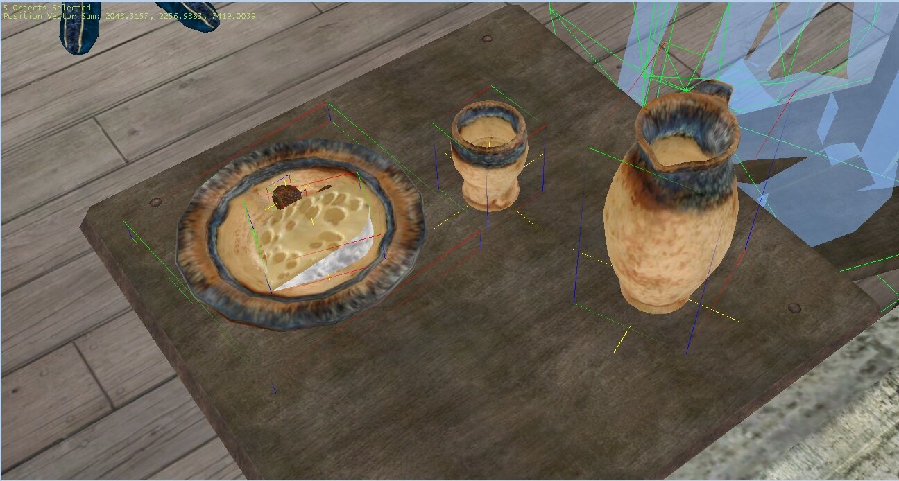 turn objects as one and other needs in construction set - Oblivion ...