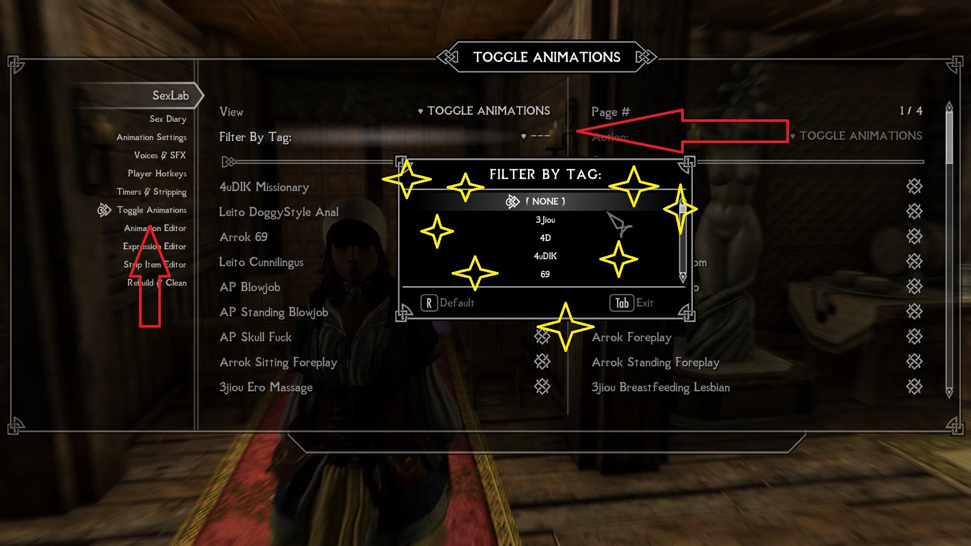 SLAL - Is there a way to sort which SLAL animations get enabled by Tags ...