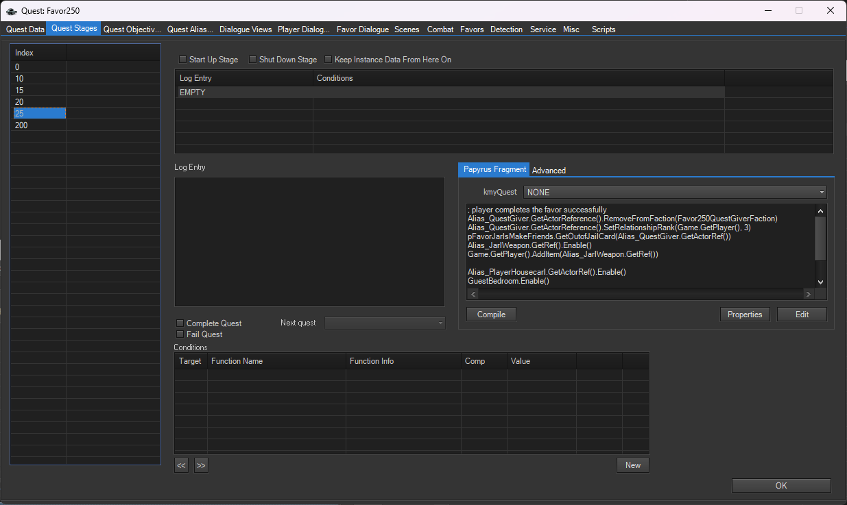 [Papyrus] How can I check if the PC is a thane and/or homeowner ...