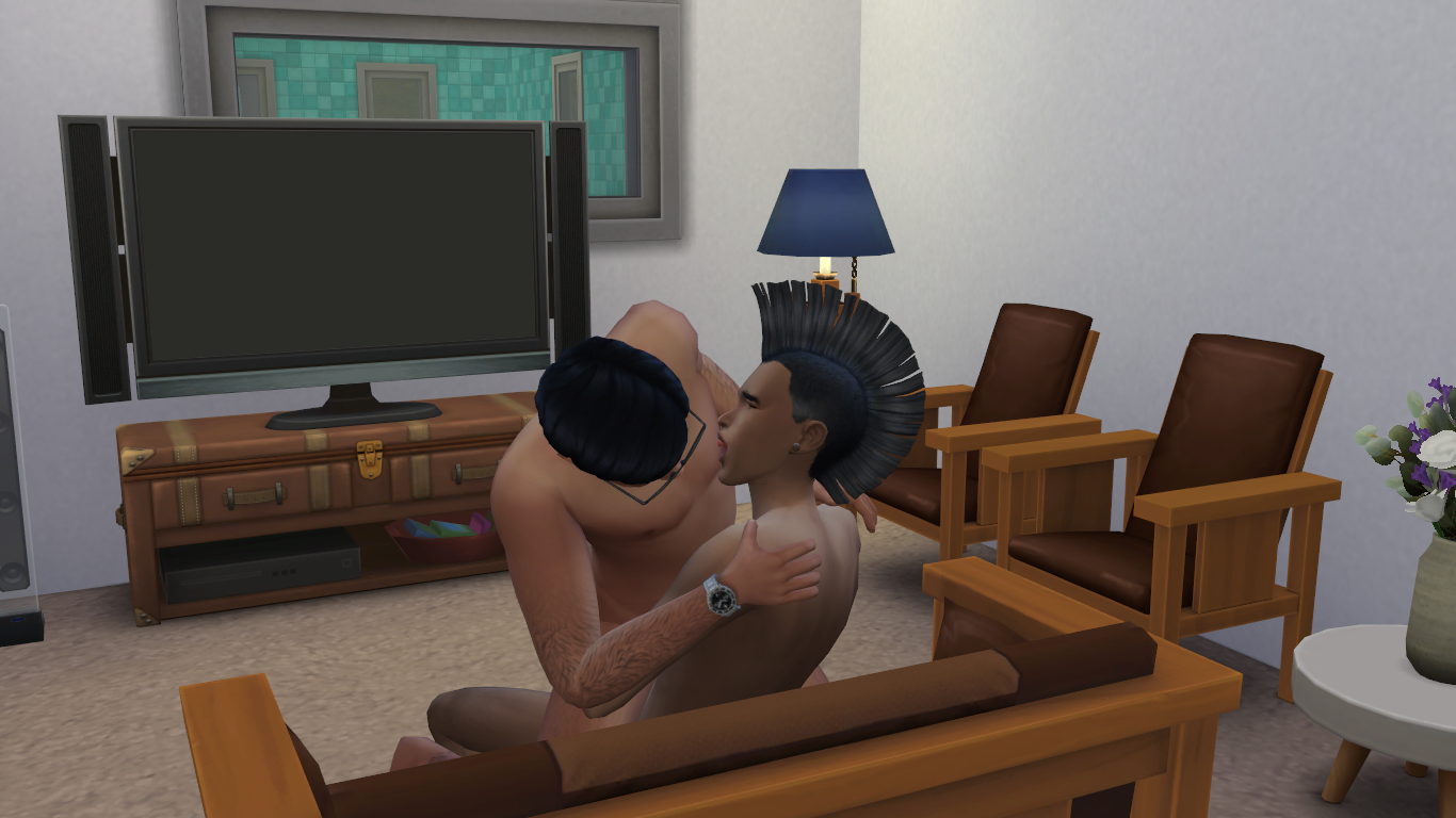 Ts2 Ts4 Nyon Specter Nervous Subject X Pascal Curious Black Twink Tattoo Nipple Pecs Sex Love