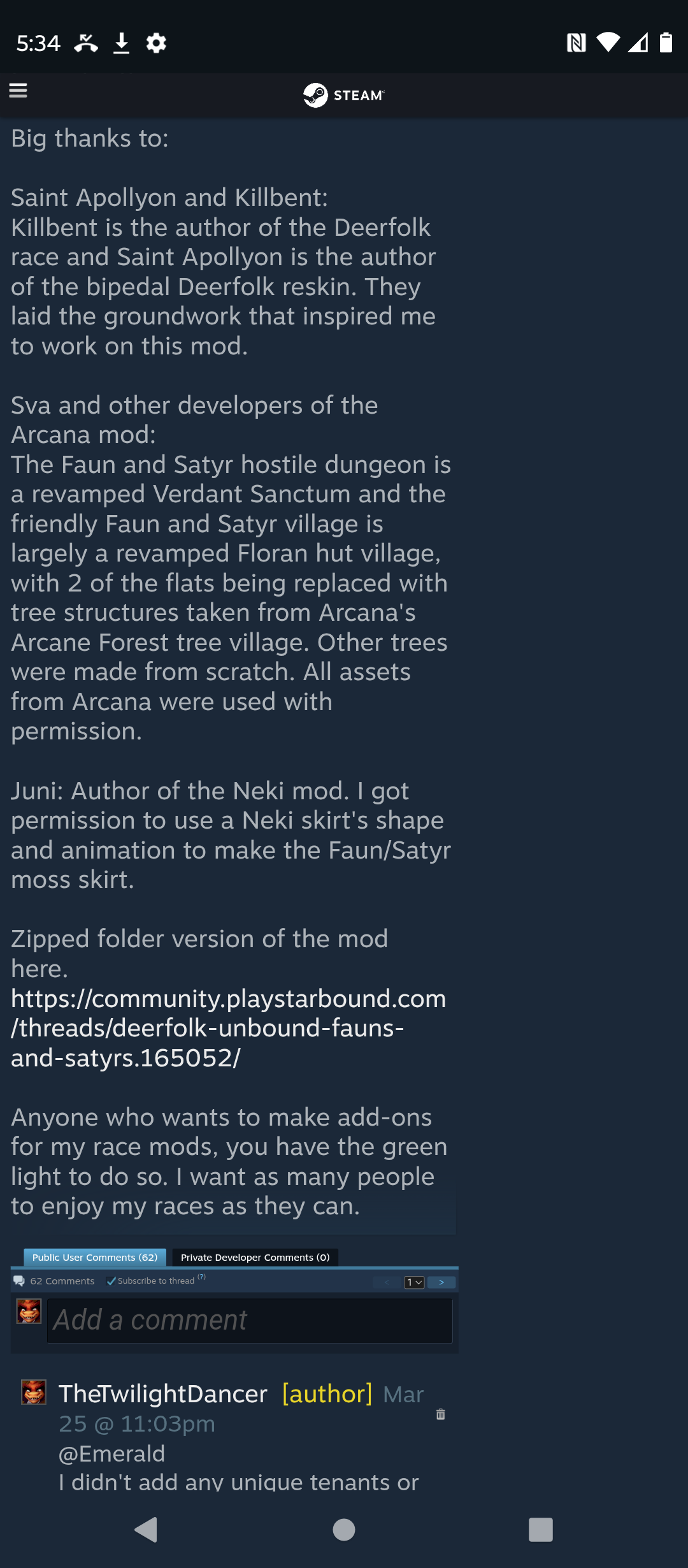 Mod Have Permission To Give A Race Sexbound Support Share Here