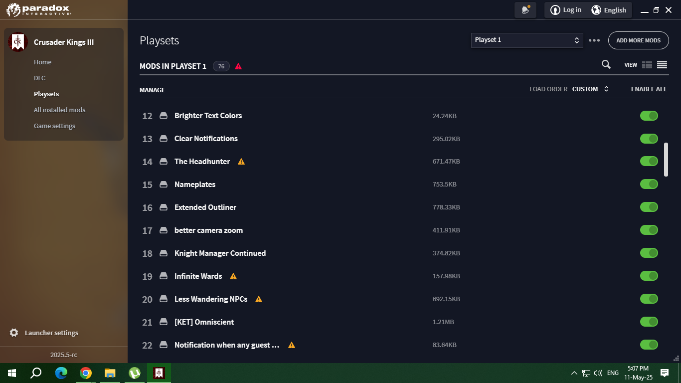 List of CK3 Mods for 2025? - Crusader Kings 3 - LoversLab