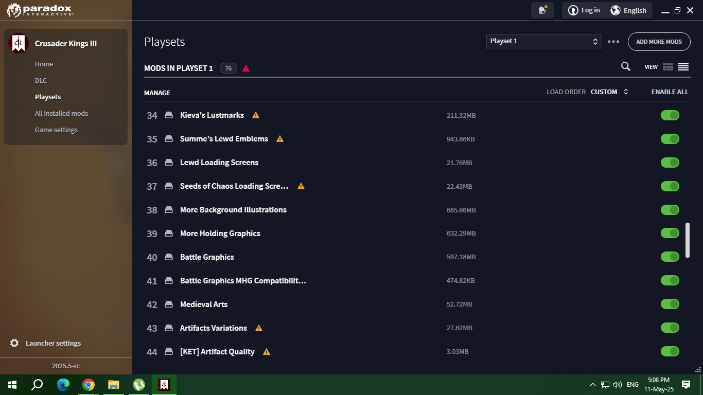 List of CK3 Mods for 2025? - Crusader Kings 3 - LoversLab