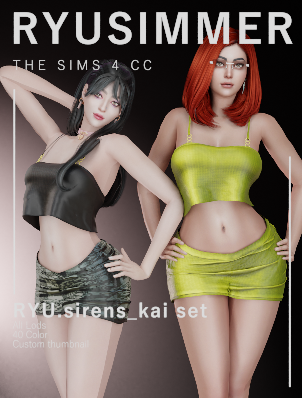RYU.Harper lingerie - Downloads - The Sims 4 - LoversLab