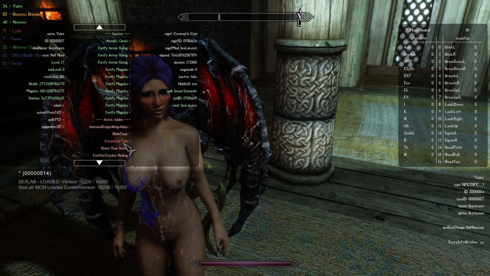 Console Command To Apply Cum Effects Sexlab Framework Loverslab