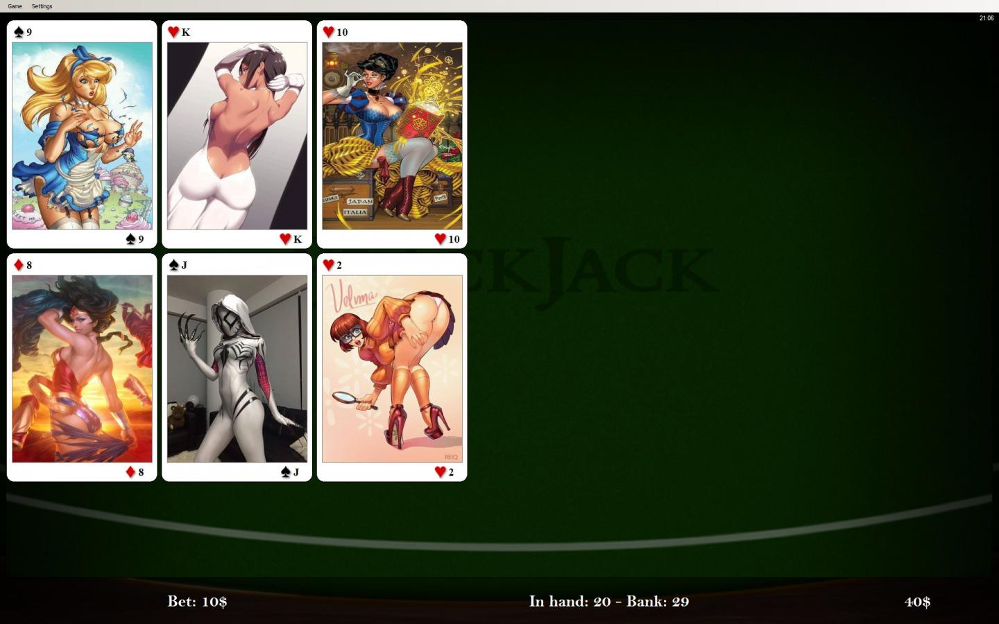 Sexy Blackjack V1 1 Adult Gaming Loverslab
