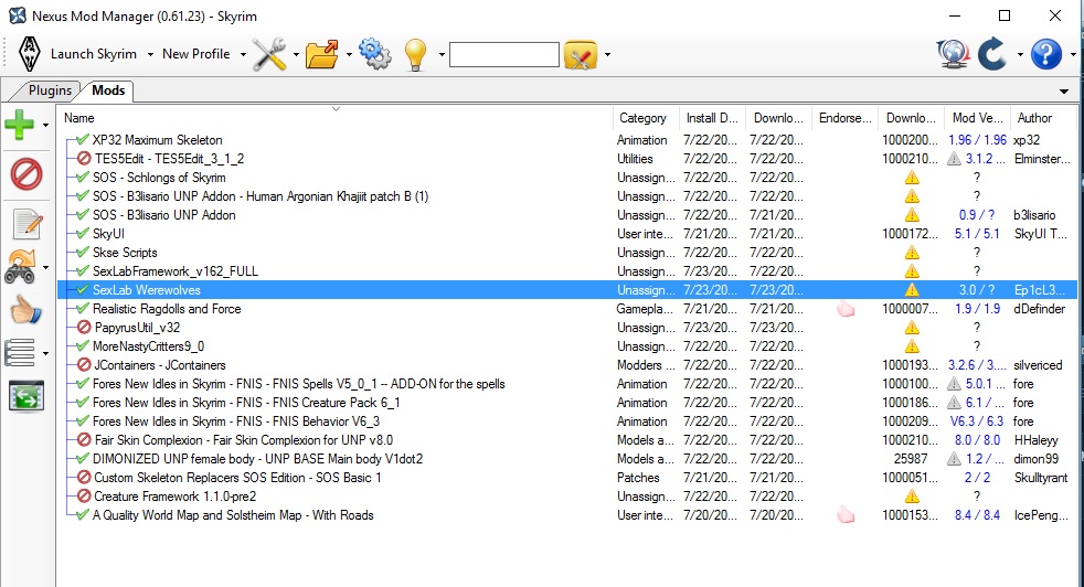 Help with More Nasty Creatures Mod - SexLab Framework - LoversLab