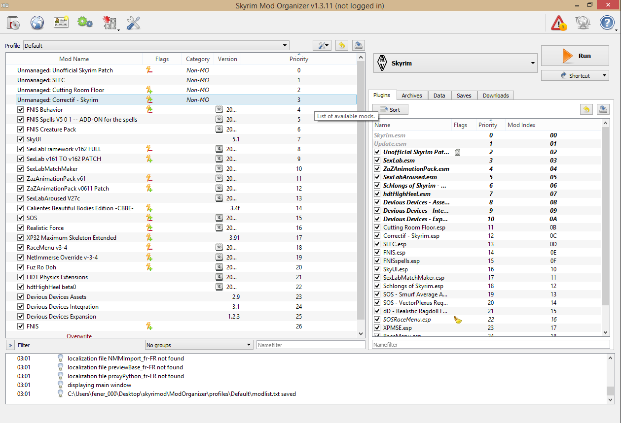 [fr] Guide Installation Et Support Page 10 Sexlab Framework Loverslab