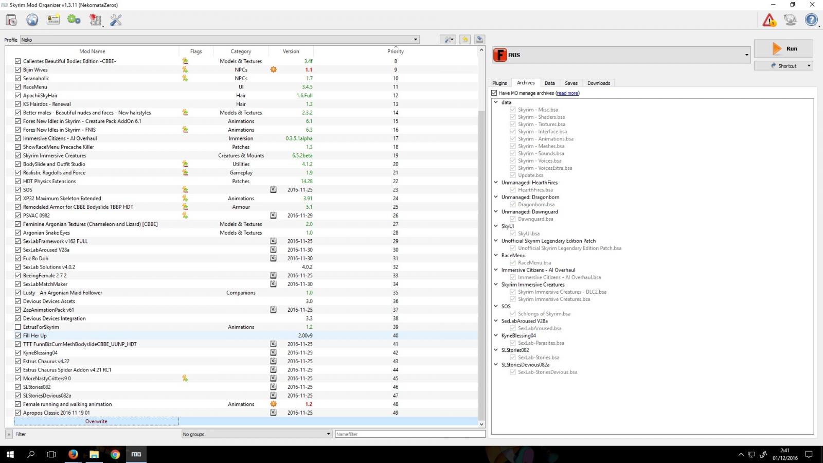Animation Problems Skyrim Technical Support Loverslab 4161