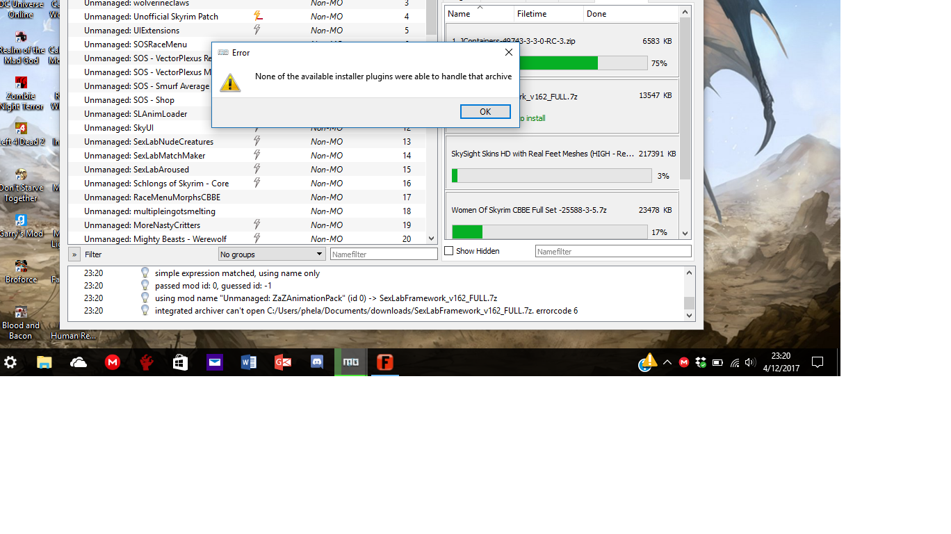 I Cant Install Sexlab Technical Support Sexlab Framework Loverslab 