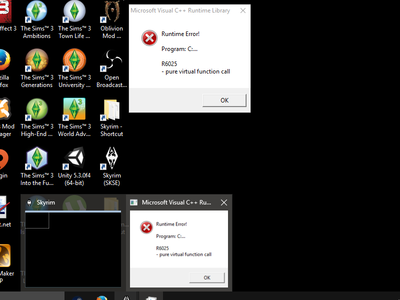 Run Time Errors Skyrim Technical Support Loverslab