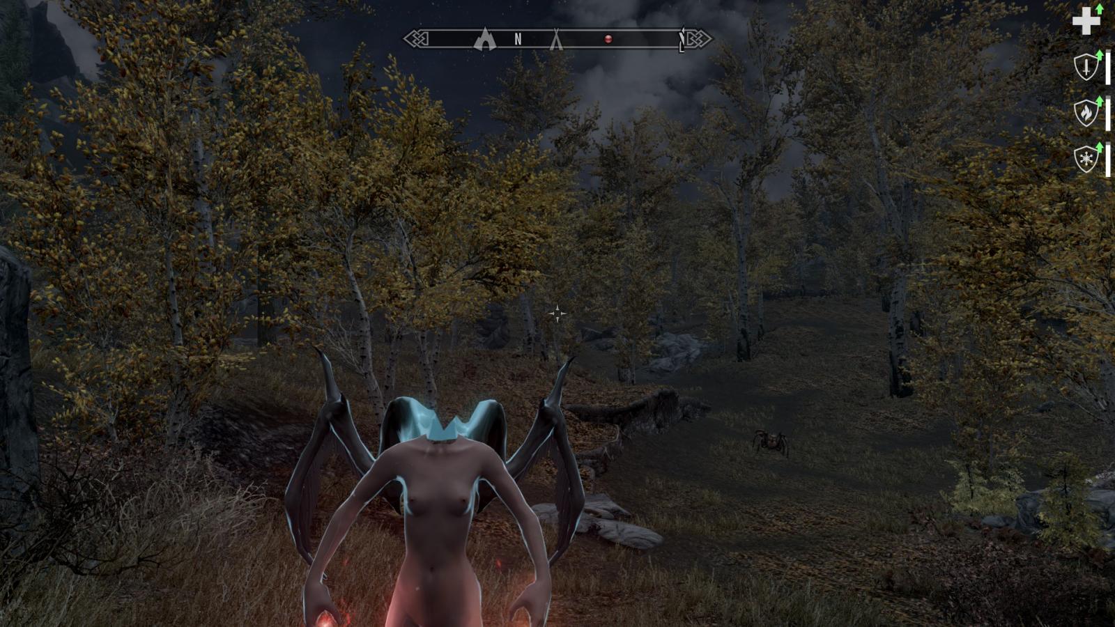 Vampire Lord No Head With Any Custom Vampire Lord Skyrim Technical Support Loverslab