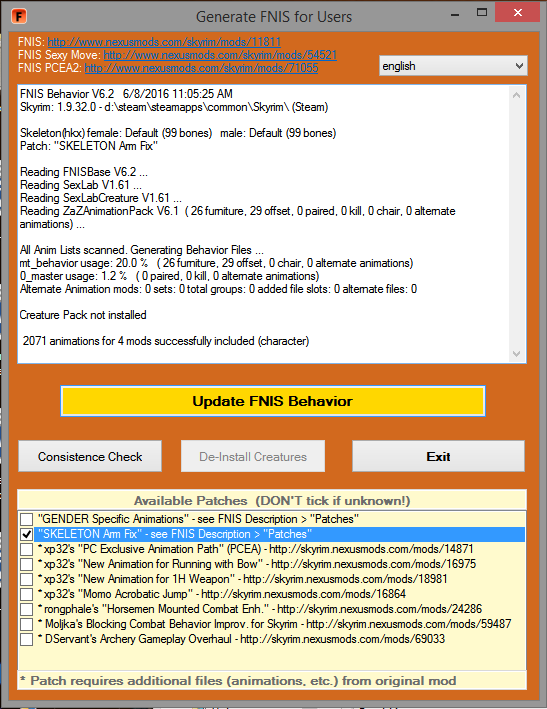 Toggle Animation List Is Blank Technical Support Sexlab Framework Loverslab