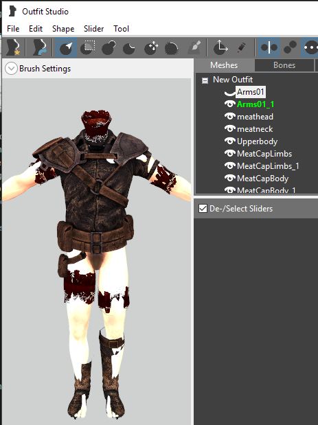 Converting Armor From Body Type To Body Type Final Fixes Fallout
